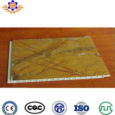 Cina linea di produzione del soffitto del PVC del piatto di pizzico del PVC 280kg/H estrusione del pannello di parete che fa macchina in vendita