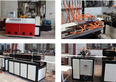 China tablero eléctrico del Pvc de 55kw 280kg/H que hace el panel de techo de la máquina que hace la máquina en venta