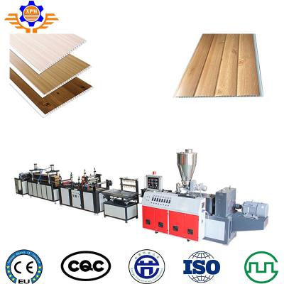 Cina Doppia linea di produzione del soffitto del PVC della vite pannello di parete di plastica di profilo 200kg/H che fa macchina in vendita