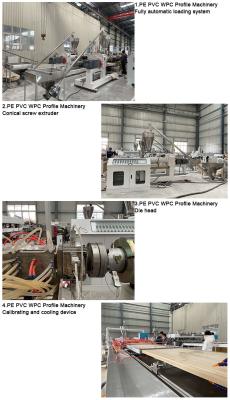 Cina soffitto del PVC 240kw che fa la macchina dell'estrusione della vite del doppio della macchina WPC per il bordo della schiuma in vendita