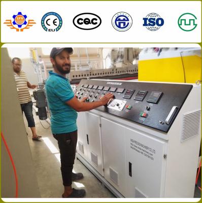 China TPR TPE Carpet Backing Machine CE Yarn Carpet Making Machine ABB Inverter for sale