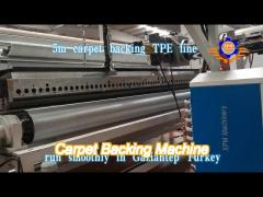 5M Carpet Backing Tpr Machine With Siemens Plc Control Abb Inverter Siemens Motor