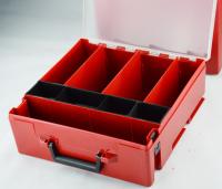 China Dust Proof Plastic Case Red Plastic Tool Box Anti Moisture IP54 for sale