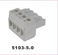 China Solid/Stranded Wire Type Terminal Block Connector with Contact Resistance 20mΩ for sale