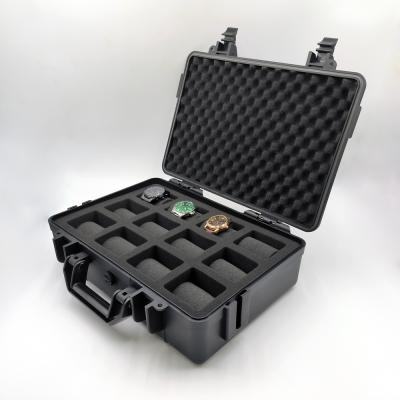 China Twelve 12pcs Waterproof Watch Box Pp Alloy Plastic for sale