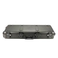 China Lightweight Black Plastic Gun Case With Secure Key Lock System For Safe Firearm Storage. for sale