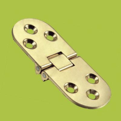 China 180 degree flap hinge Zinc alloy hinge with Chrome Gold finish for sale