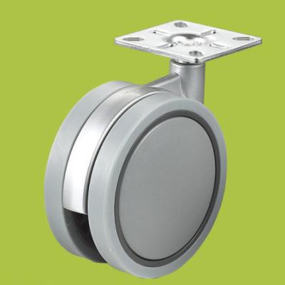 China China supplier double wheel casters swivel plate caster big size 100mm for sale