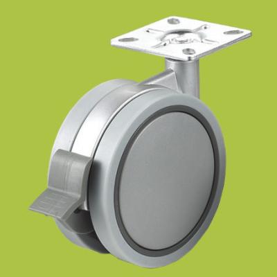 China China supplier big size 100mm casters swivel plate caster for sale