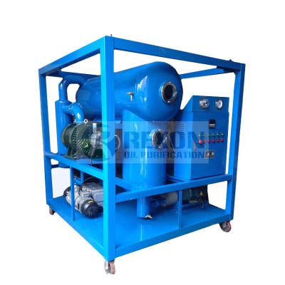China High Vacuum Dielectric Oil Treatment, Transformer Oil Filtration Plant Model ZYD-50(50LPM) for sale