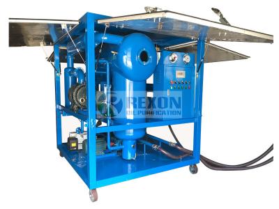 China Fully Enclosed Type High Capacity Vacuum Dielectric Oil Purifier Machine 18000Liters/Hour for sale