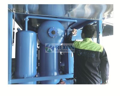 China Fully Enclosed Type High Efficiency Vacuum Transformer Oil Purifier Machine for Power Plant Maintenance for sale