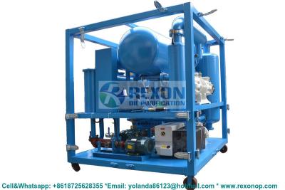 China Weather Proof Type Bipolar Vacuum Dielectric Oil Purifier Machine 12000Liters/Hour for sale