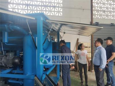 China Fully Enclosed Type Power Substation Used Insulating Oil Filtration System 3000LPH~18000LPH for sale
