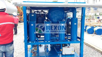 China Fully Enclosed Type Transformer Substation Used Insulation Oil Purification System 9000LPH for sale