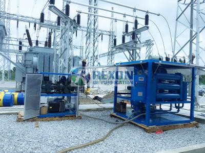 China Fully Enclosed Type Power Substation Used Insulating Oil Purification Plant 3000LPH~18000LPH for sale