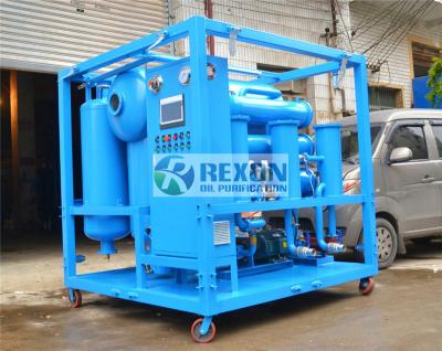 China Fully Enclosed Type Online Working Vacuum Dielectric Oil Purification Machine with Big Capacity for sale