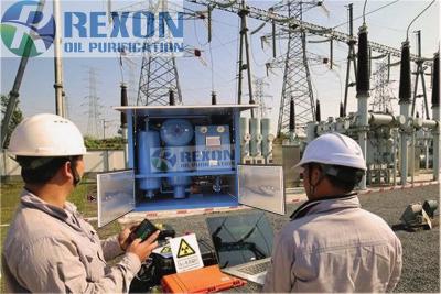 China Fully Enclosed Type Power Substation Used Insulation Oil Purification System 3000LPH~18000LPH for sale