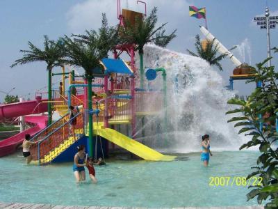 China Parque del juego del agua de los niños, patio del agua de los salpicaderos con la cortina de agua en venta