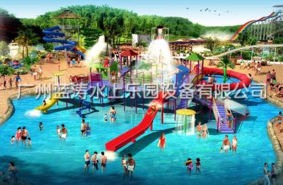 China Equipos del patio del agua del estilo del mar con el tobogán acuático espiral en venta