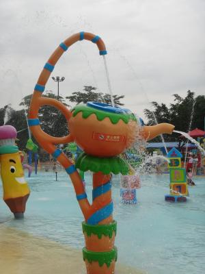 Cina L'acqua di forma dello scorrimento dell'acqua della teiera gioca l'attrezzatura del parco dello spruzzo per il campo da giuoco dell'acqua dei bambini in vendita