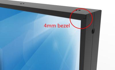Cina Segnaletica digitale a 43 pollici con cornice da 4 mm fissata al muro per ristorante o bar in vendita