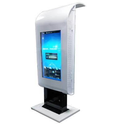 Cina Chiosco diritto LCD 1920*1080p del pavimento del contrassegno digitale a 65 pollici di 1500 pidocchi in vendita