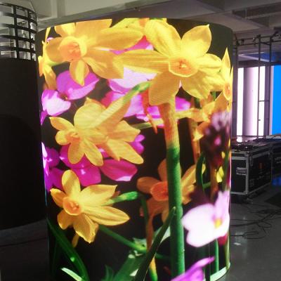 Cina P2.5 flessibile ha curvato il modulo 240×120mm dell'esposizione di LED per l'aeroporto in vendita