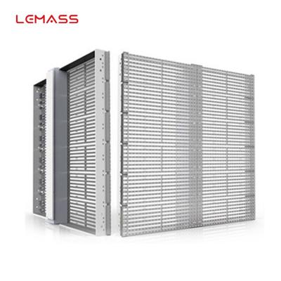 Κίνα Οθόνη επίδειξης των διαφανών οδηγήσεων P50 δημιουργικών 1000×1000mm με το πλαίσιο αργιλίου προς πώληση