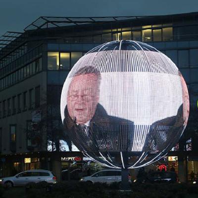 Cina Schermo di visualizzazione creativo dell'interno del LED P7.8, video parete trasparente ultra sottile del LED in vendita