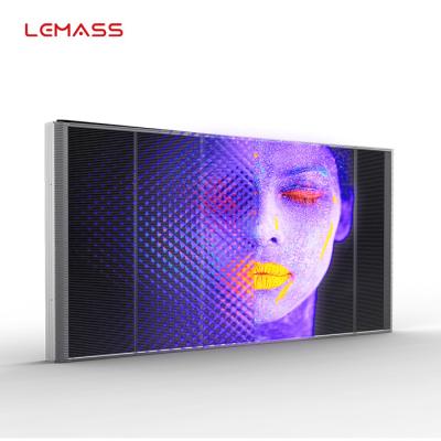 China Commercial LED Display Transparent , SMD 3510 LED Screen P3.9 High Transparency for sale