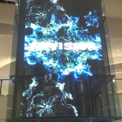 China SMD 3510 Transparent LED Display Panel P20.8 Lightweight Compact for sale