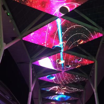 China P7.8 Lightweight Ceiling LED Display , LED Transparent Screen High Transparency for sale