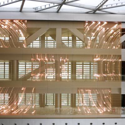 China Smart Transparent Creative LED Display Screen P15.6 With RoHS FCC Certified for sale