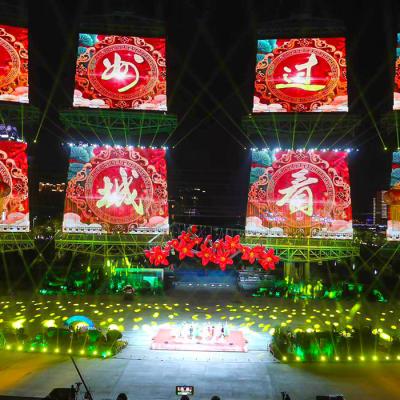 Cina Schermo trasparente della IMMERSIONE 2R2G2B LED, schermo di visualizzazione all'aperto impermeabile del LED P50 in vendita