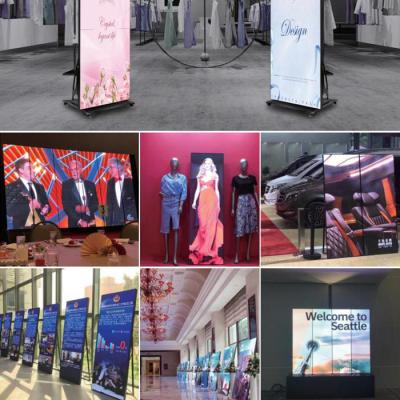 China P2.5 Portable Commercial LED Display Screen Full Color Multi Interface Control for sale