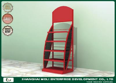 Cina Scaffale di esposizione del metallo con quattro esposizioni promozionali di POP di strati in supermercato in vendita
