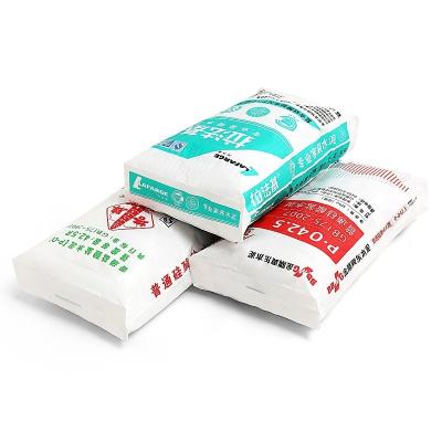 China Laminated PP Woven Valve Bag Sack Block Bottom With Self Closing Valve for sale