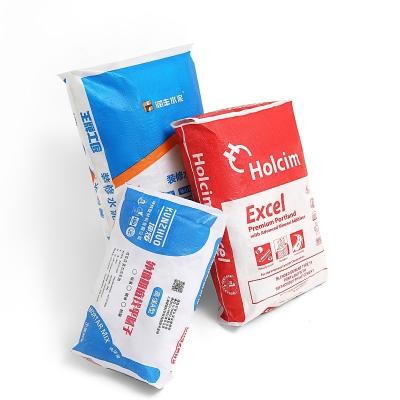 China Laminated PP Woven Valve Bag Sack Block Bottom With Self Closing Valve for sale