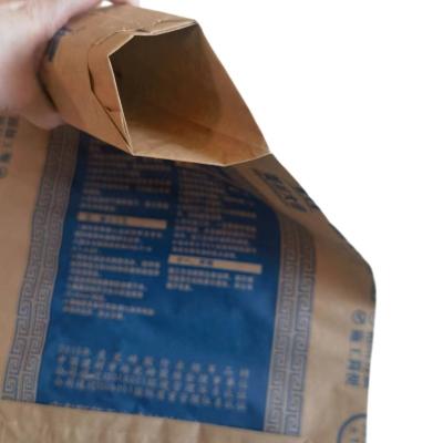 Cina Cementi i sacchi di carta impermeabili dei sacchi di carta 20kg Multiwall Kraft di 2 pieghe laminati in vendita