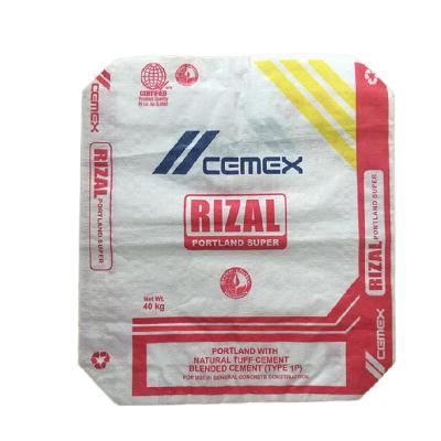 Cina Il cemento tessuto insacca le borse su ordinazione ISO14001 del polipropilene di 50KG 40KG 25KG in vendita