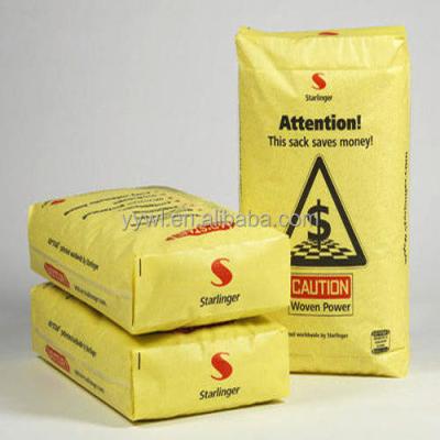 China Fabricación vacía inferior de China del bolso del cemento de la venta 20KG 25KG 40KG 50KG PP del bloque caliente de la válvula en venta