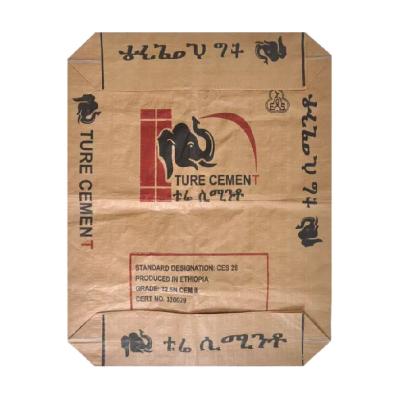 China Fabricación vacía inferior de China del bolso del cemento del mejor de la venta 20KG 25KG 40KG 50KG PP bloque de la válvula en venta