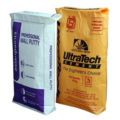 Chine L'emballage vide de ciment met en sac 20KG 40KG 50KG pp bloquent le sac inférieur de valve à vendre