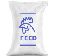 China 25kg Custom Printed PP Woven Chicken Feed Bags 70-100 GSM with 4-Color Offset Printing for sale