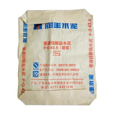 China Leere Zementbeutel Wasserdicht 25kg 40kg 50kg Schalldichtungsbeutel Hülle Leere PP Gewebte Tasche für Baupulver zu verkaufen
