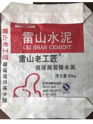 Cina 25kg 50kg Eco-Friendly tessuto sacchetto vuoto di cemento sacchetto di plastica cemento in vendita