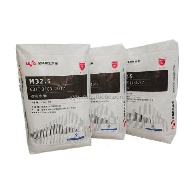 Cina 25kg 50kg Eco-Friendly tessuto sacchetto vuoto di cemento sacchetto di plastica cemento in vendita
