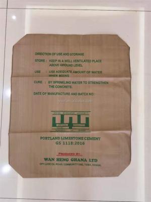 China 25 kg 40 kg 50 kg PP geweven zak cement zak lege cement zak PP klep zak Te koop