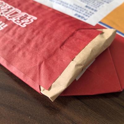 Cina 3 strati di carta 80GSM & 1 strato di film di carta sacchetti di imballaggio 20kg 25kg con manica inserita in vendita